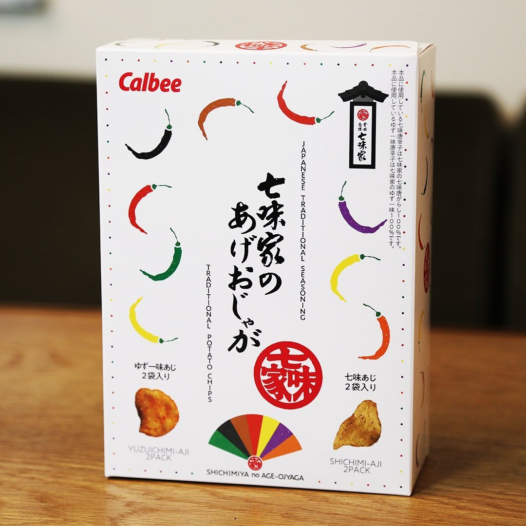 Calbee Calbee Shichimiya Fried Potato Chips, Seven Flavors, Yuzu Flavor ...