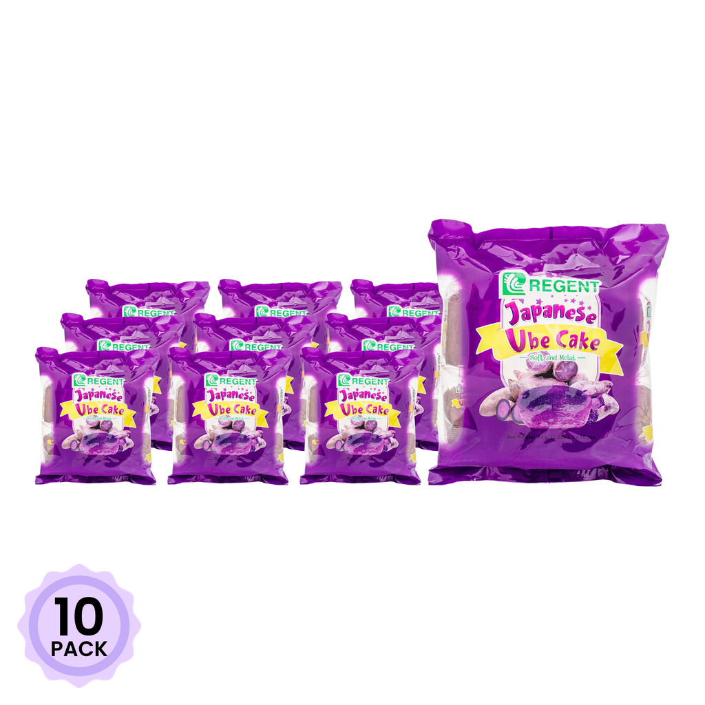 Get Regent Japanese Ube Cake 340 g*10 pack Delivered | Weee! Asian Market