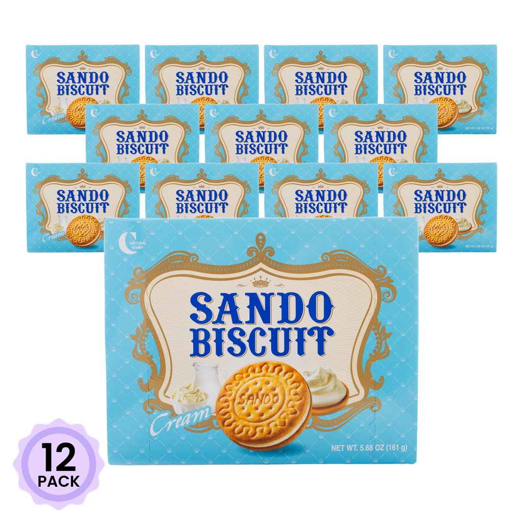 Get Crown Sando Cream Filled Sandwich Cookies 161 g*12 pack Delivered ...