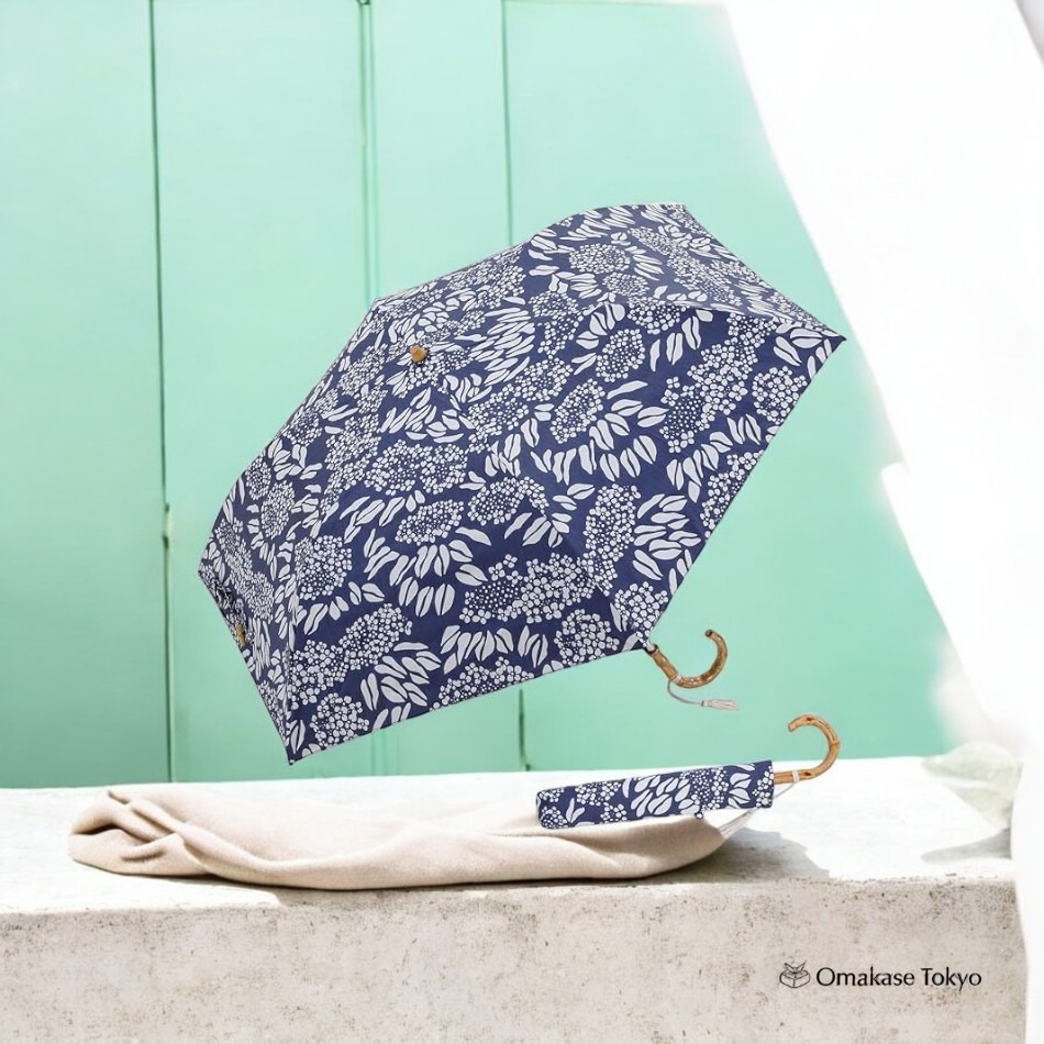 Get Ogawa Parasol Folding Umbrella-Hydrangea Design 230 g Delivered ...