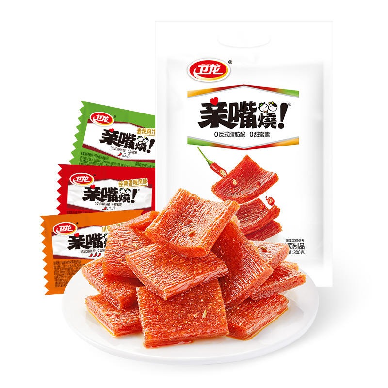 Get [1 bag] Wei Long spicy strips kiss and burn mixed flavors Delivered ...