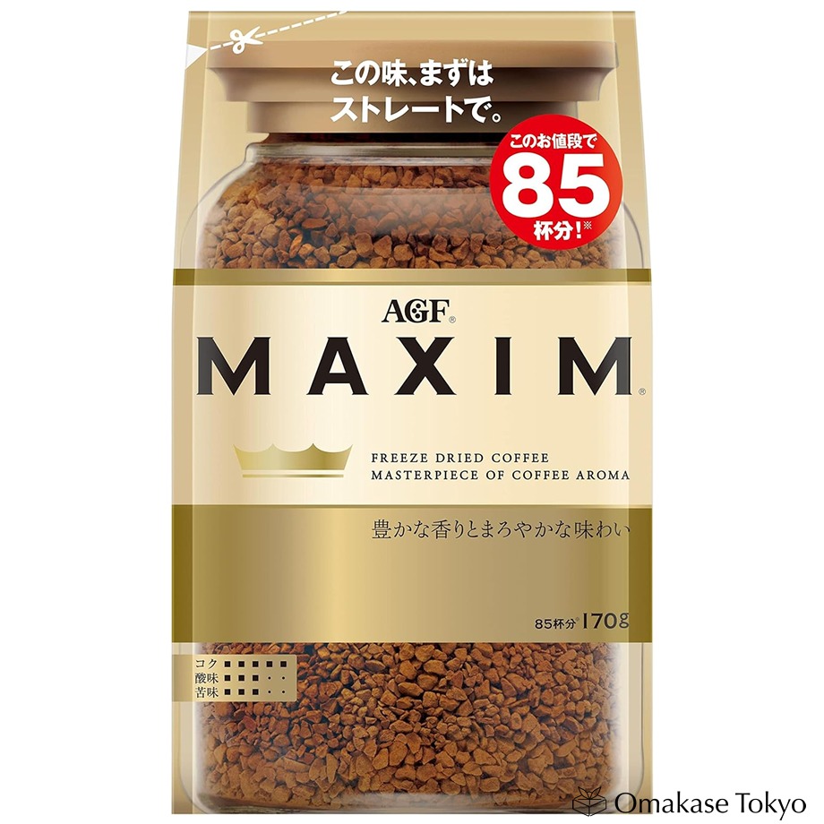 Get AGF Maxim Freeze-Dried Instant Coffee 3 Bag Delivered | Weee! Asian ...