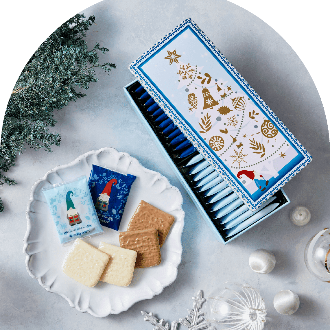 Get Japan Delivery Yokumoku Christmas limited chocolate cookie 24pieces ...