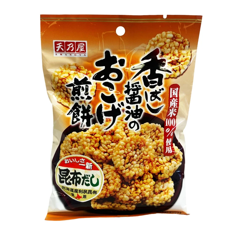 Get AMANOYA Japanese Kombu Rice Crackers 40g Delivered | Weee! Asian Market
