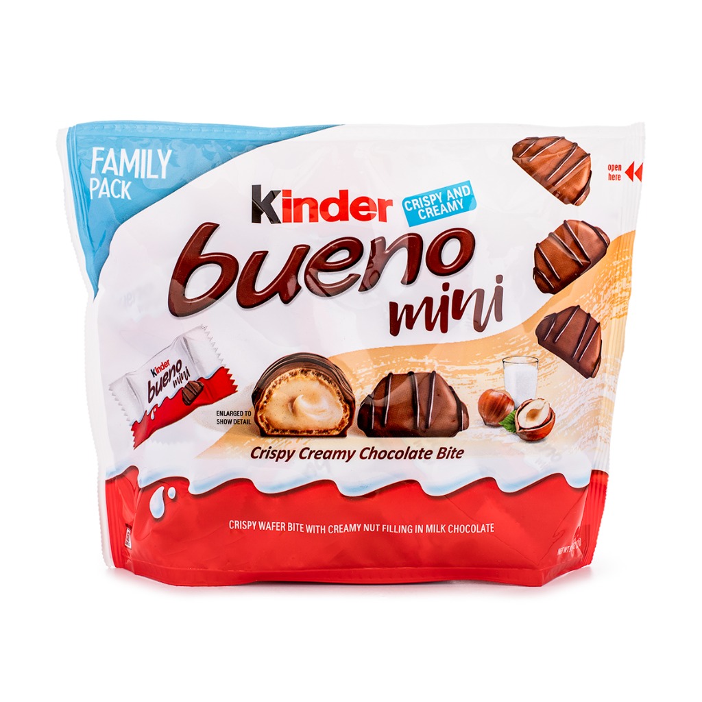 Get Kinder Bueno Mini Crispy Creamy Milk Chocolate Bites Family Pack ...