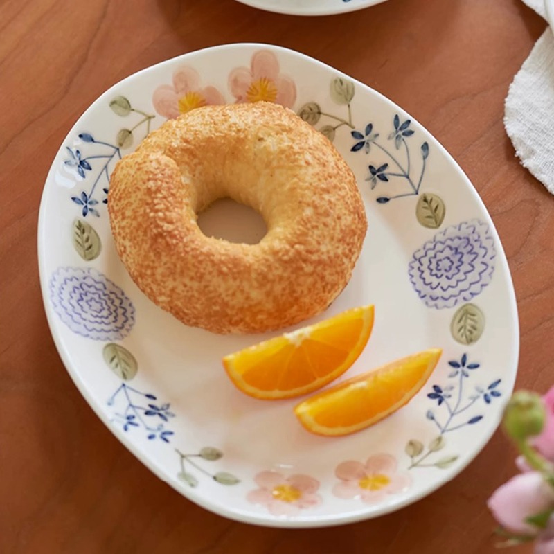 Get Delicate Cute Ceramic Plates Mugs for Tea Desserts Plate Delivered ...