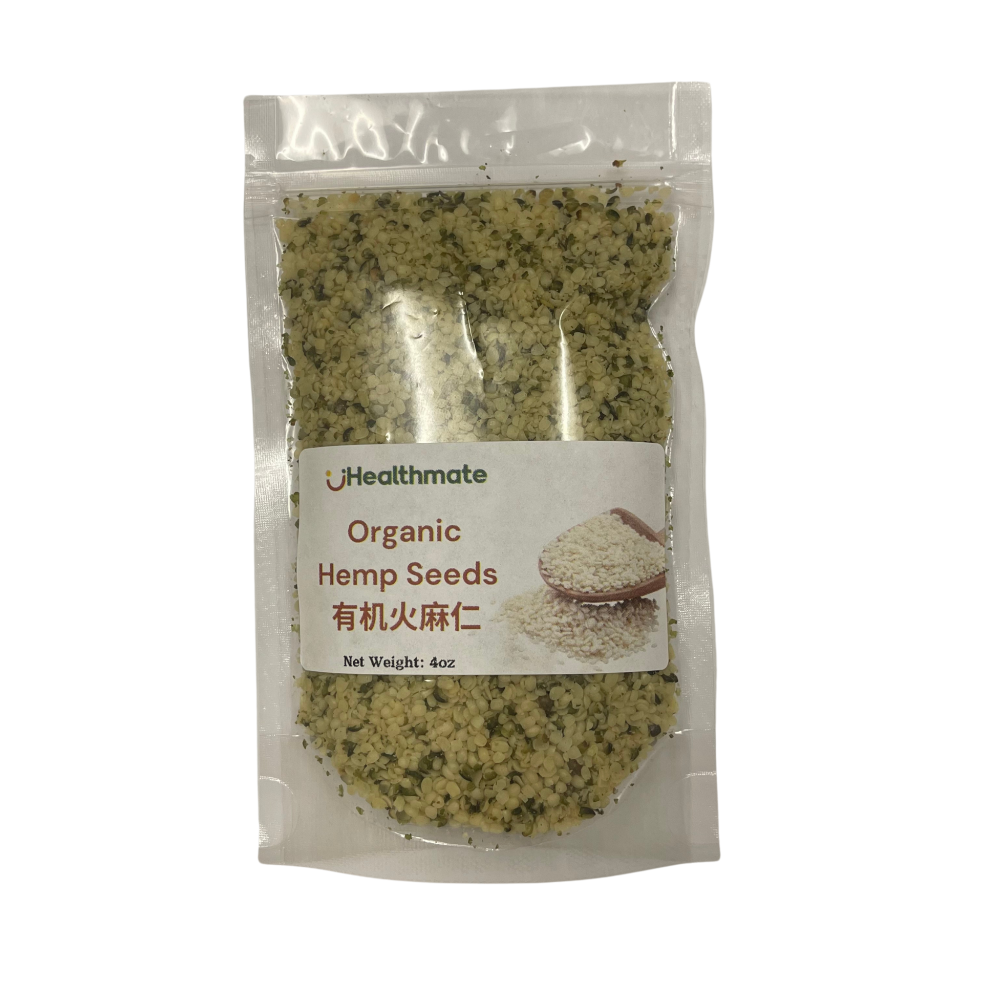 Organic Hemp Seeds (4oz) - Weee!