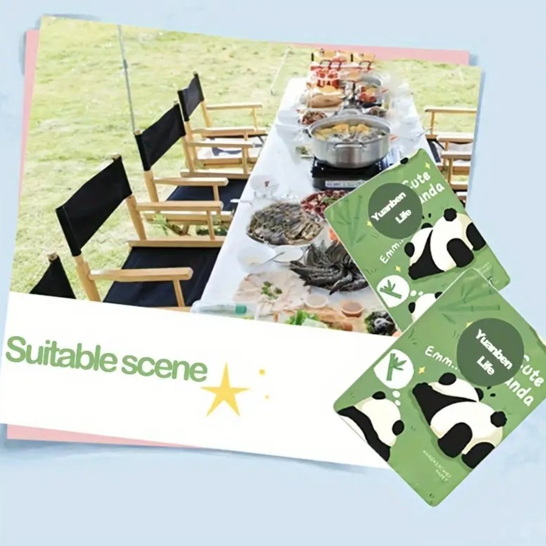 Cute Panda Portable Tissue Packs - 6-Pack Travel-Friendly Pocket ...