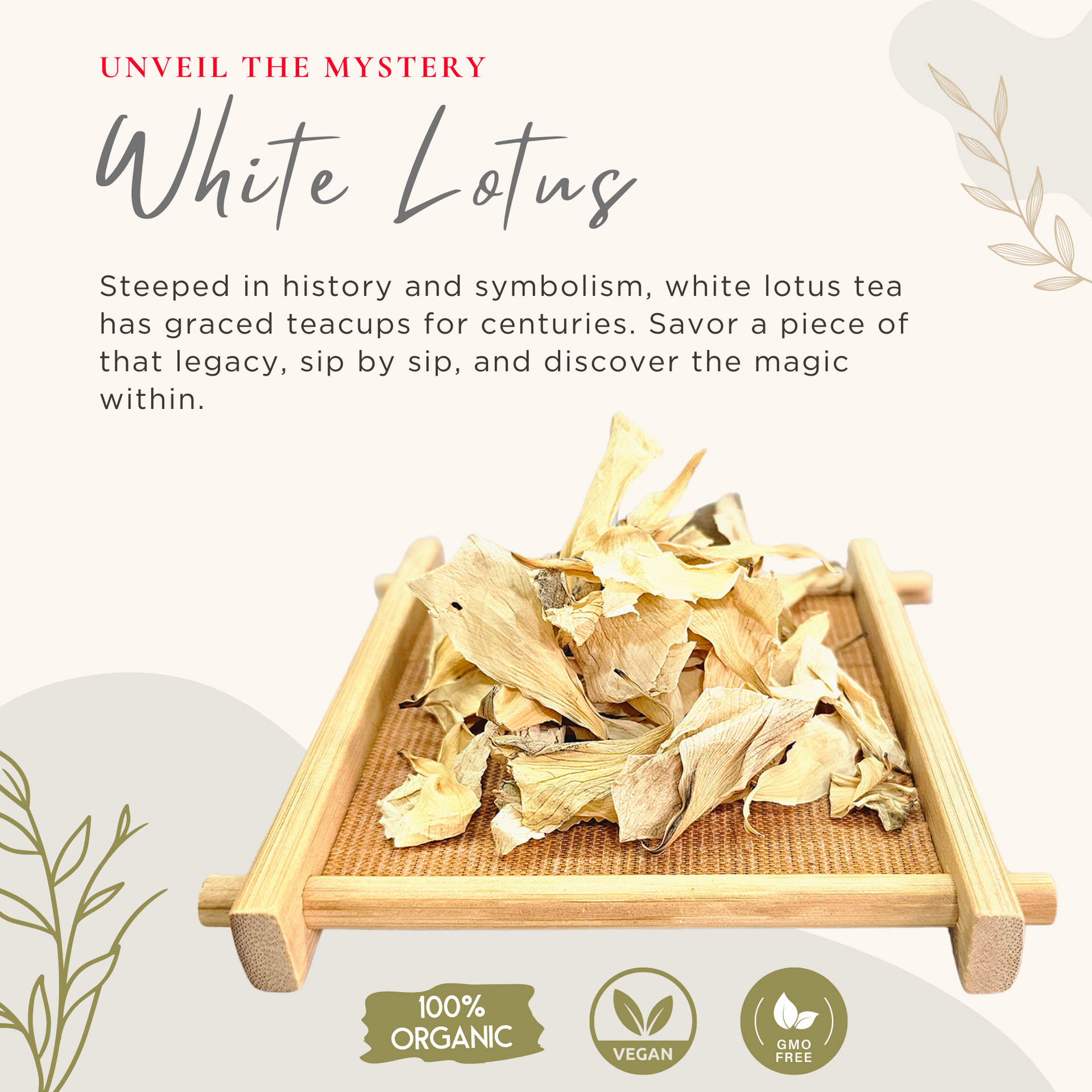 Get White Lotus Petals Tea 0.5oz Delivered | Weee! Asian Market