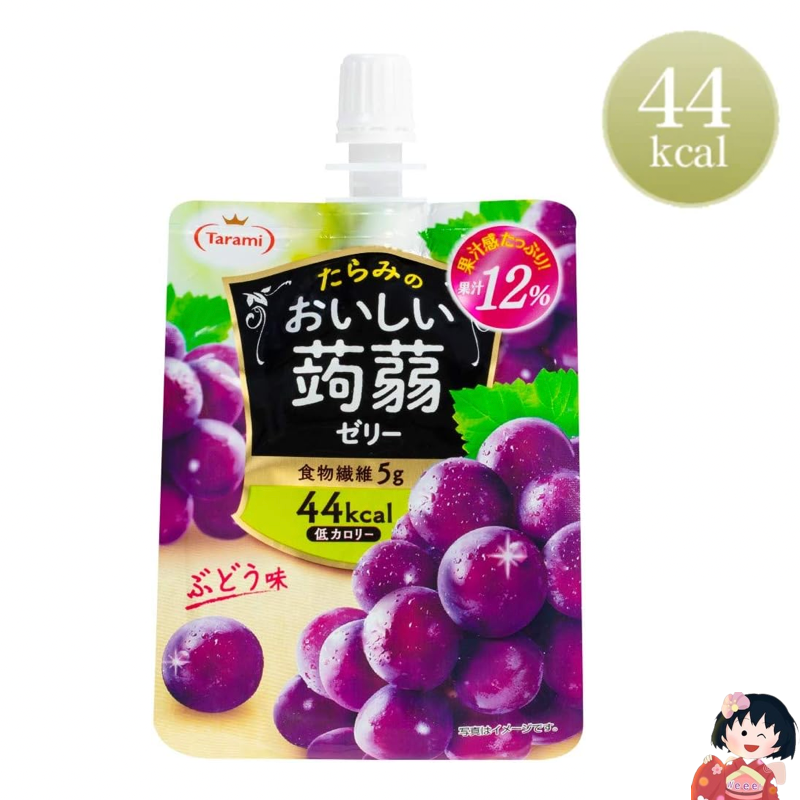 Get Tarami Delicious Konnyaku Jelly Grape Flavor 150g Delivered | Weee ...