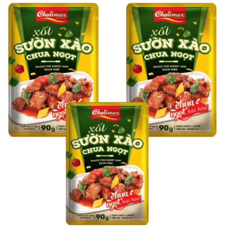 Get [ Cholimex ] Sweet & Sour Rib Sauce 90g * 3 Pack 3 pack Delivered ...