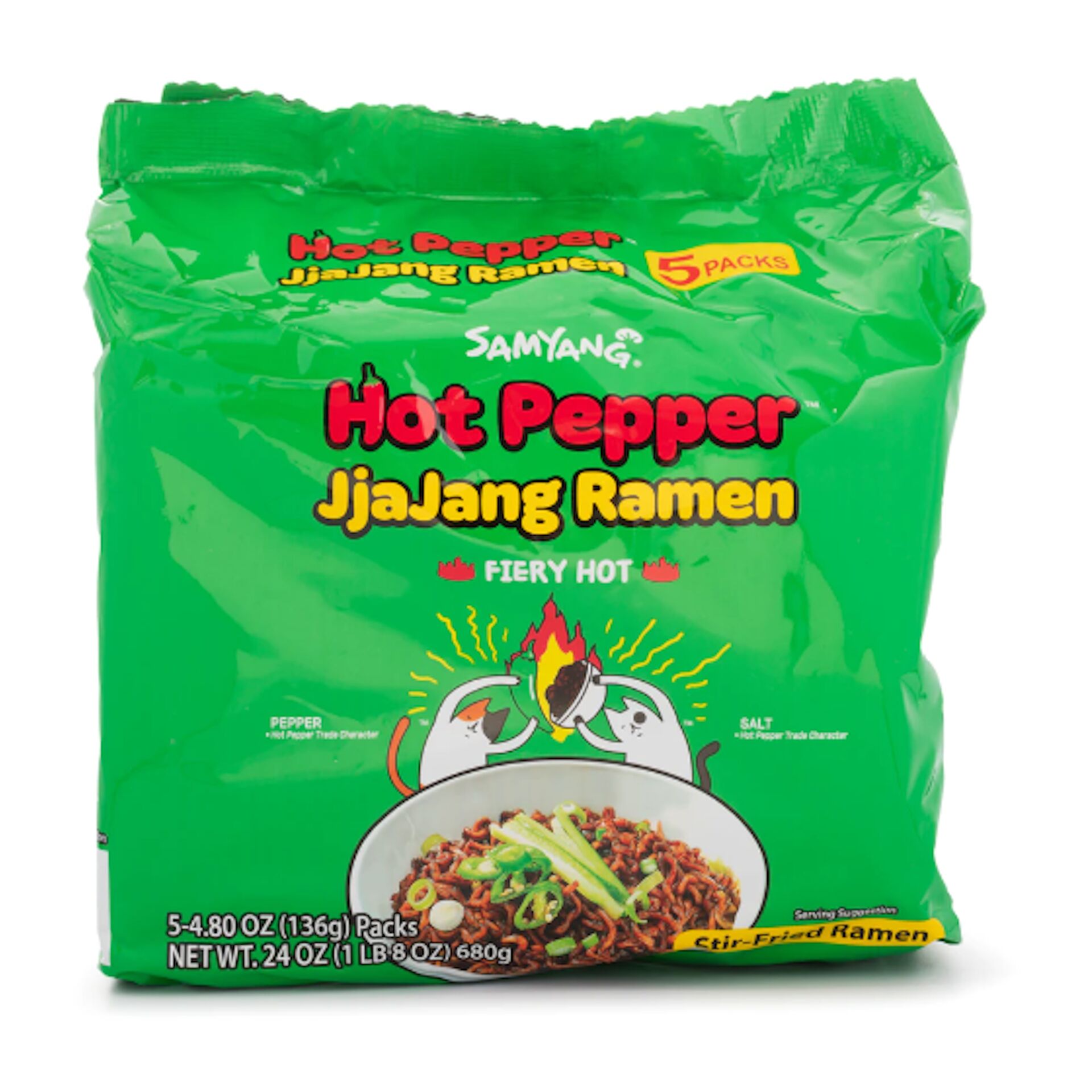 Samyang Hot Pepper Jjajang Ramen pack of 5 - Weee!