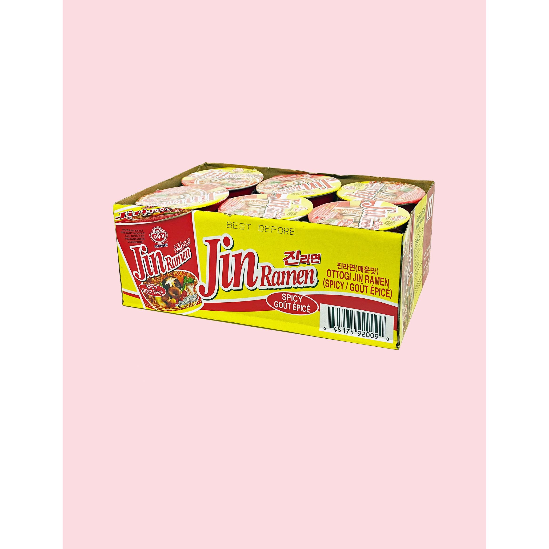 Get Jin Ramen (Spicy) Cup 6-PACK 1 case Delivered | Weee! Asian Market