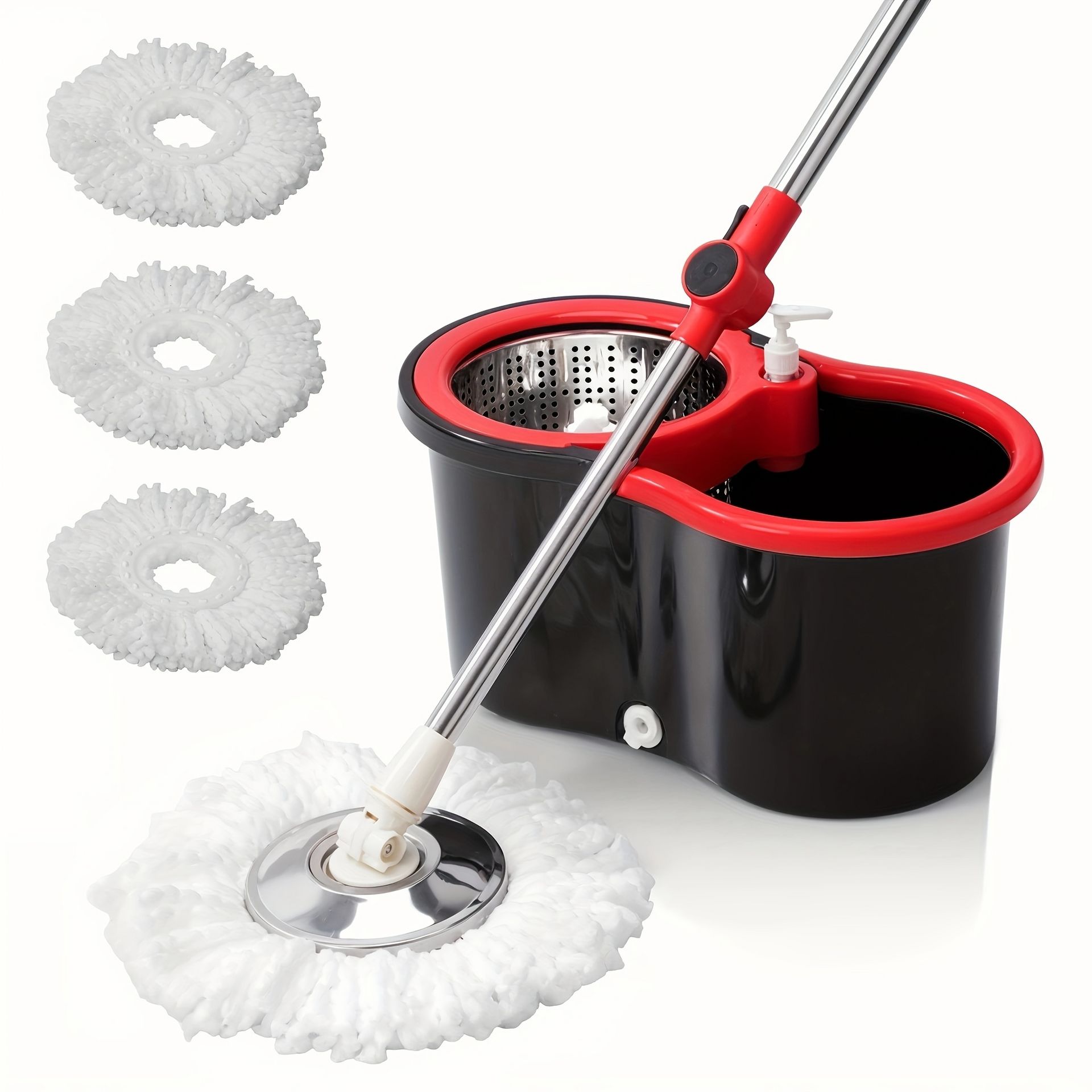 Get 360 degree rotation mop and bucket set, bathroom mop bucket ...