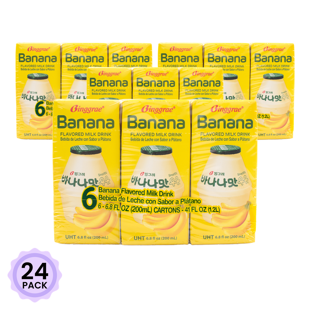 Get Binggrae Milk Drink Banana Flavor 200 ml*24 pack Delivered | Weee! Asian Market