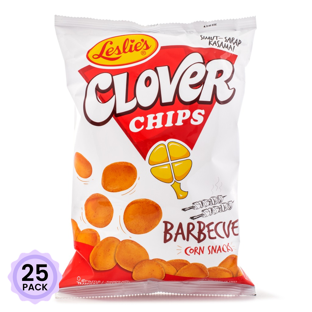 Get Leslie's Clover Chips, BBQ Flavor 145 g*25 pack Delivered | Weee ...