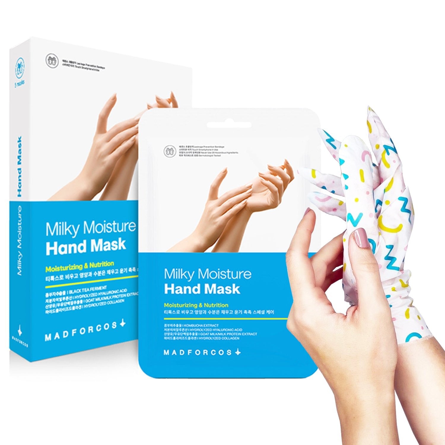 [5PKS] Milky Moisture Hand Mask | Made in Korea - Weee!