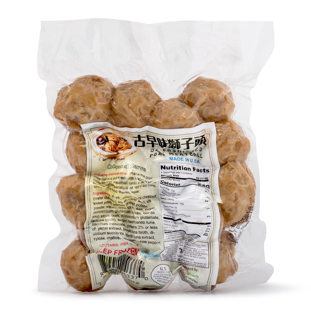 Hugo Foods 古早味狮子头 冷冻 - Weee!