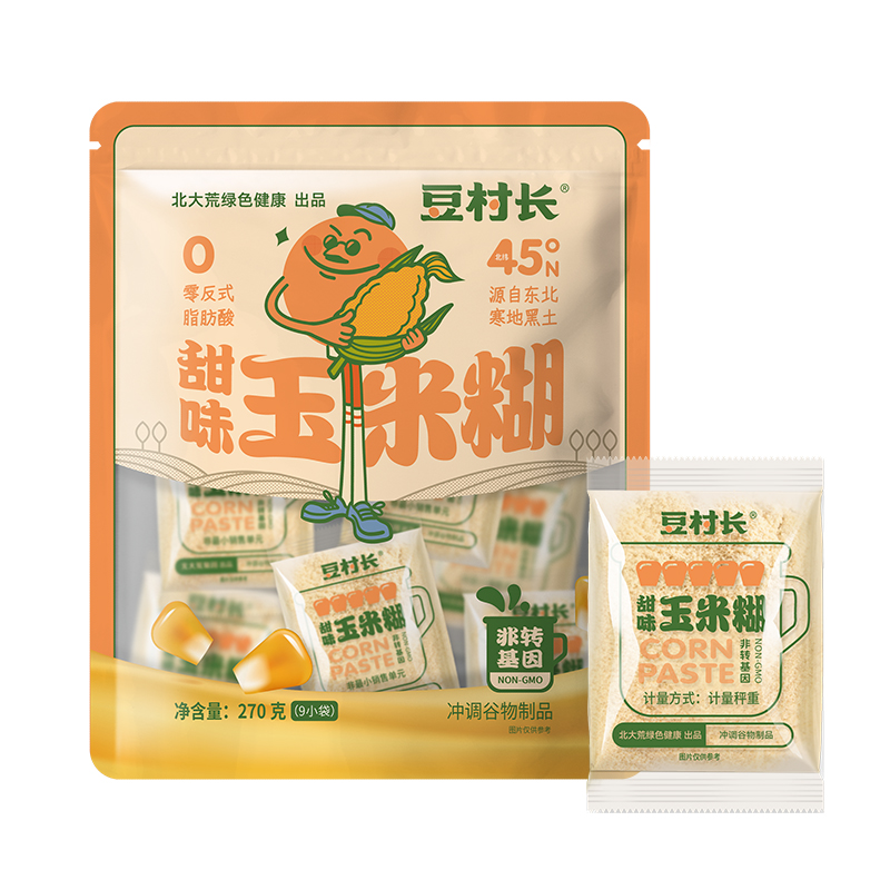 Get Bean Village Head Sweet Corn Paste Low 270g *1 bag Delivered | Weee ...