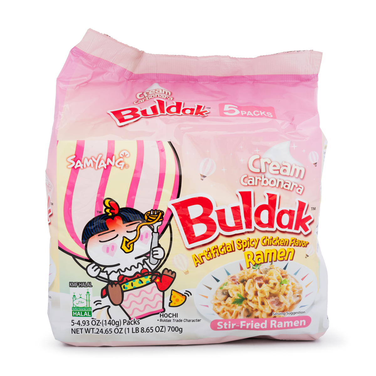 Get Buldak Ramen Cream Carbonara Flavor 5 Packs Delivered | Weee! Asian ...