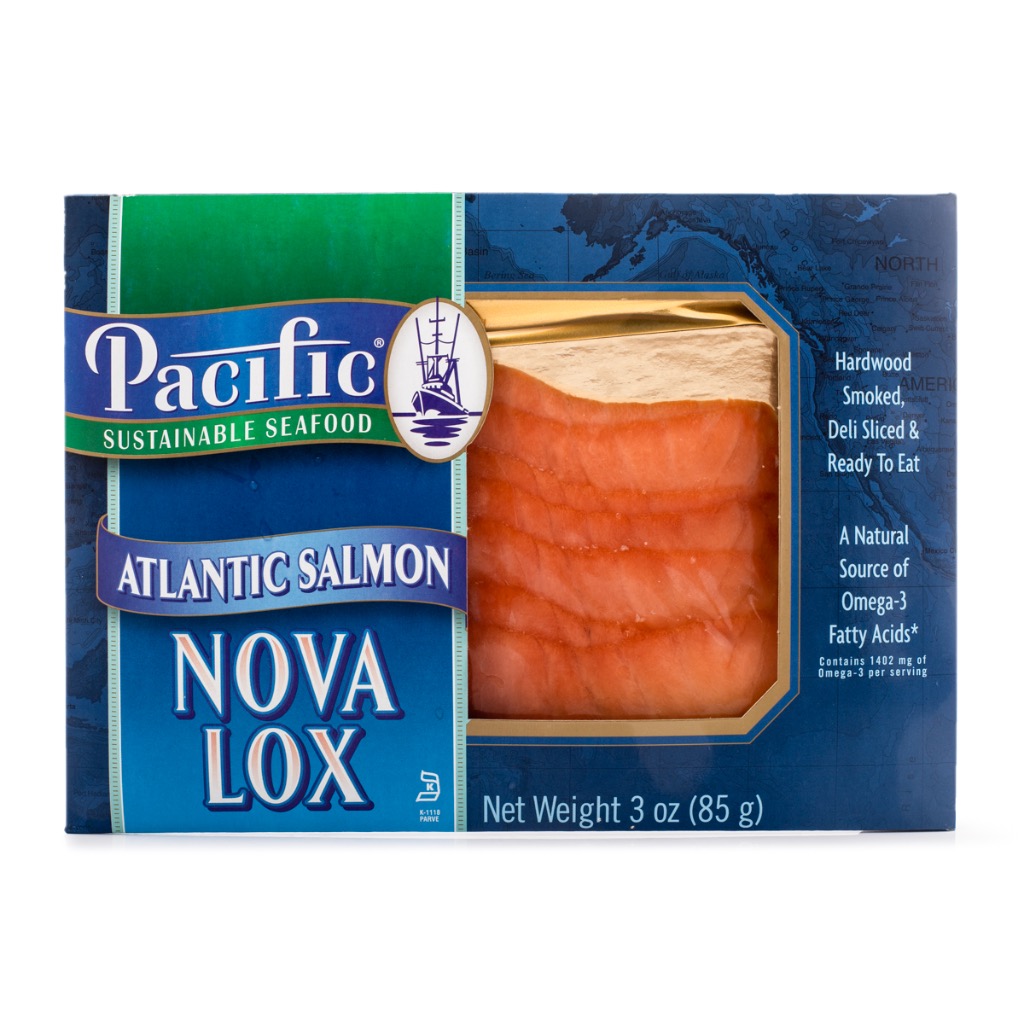 Get Pacific Atlantic Salmon Nova Lox, Frozen 3 oz Delivered | Weee ...