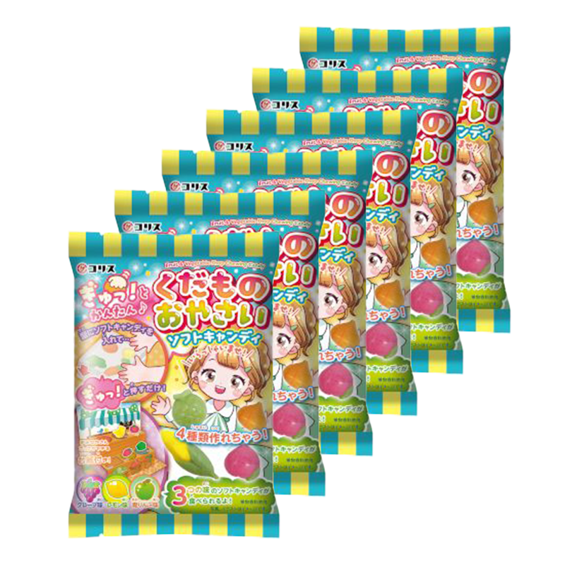 Get Coris Fruit & Vegetable Soft Candy 3pcsx6 (Best before 01/31/2025 ...