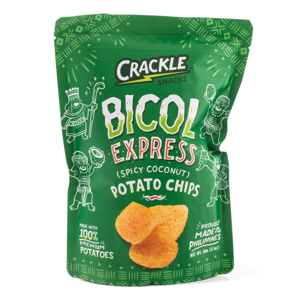 Get Crackle Bicol Express Potato Chips, Spicy Coconut Flavor Delivered ...