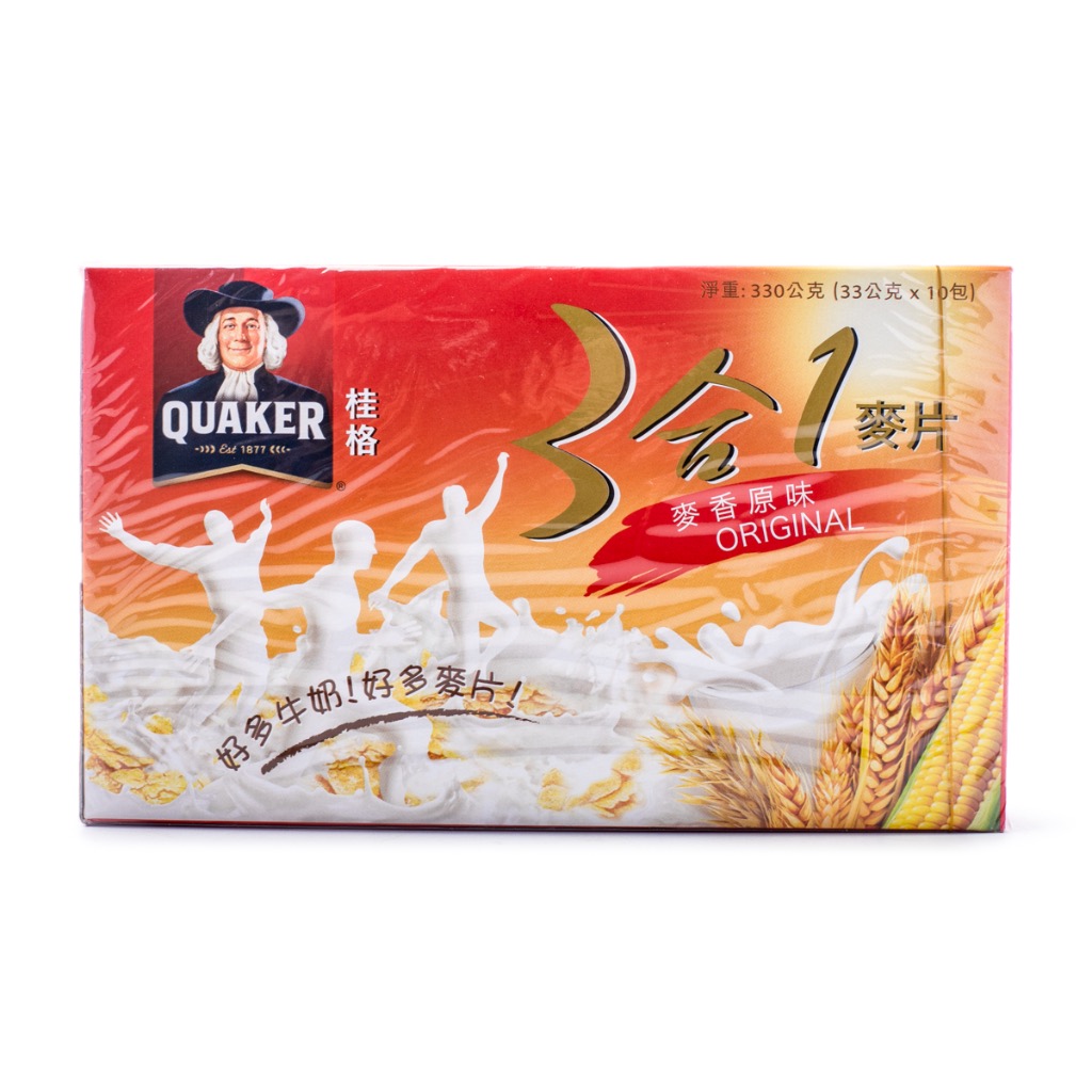 Get Quaker 3-in-1 Oatmeal Original 10ct Delivered | Weee! Asian Market