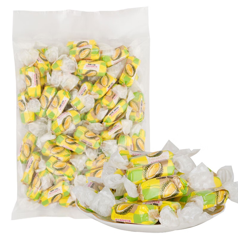Get 60-65 capsules Jinda Ran Flavored Home Durian Flavored Milk Candy ...