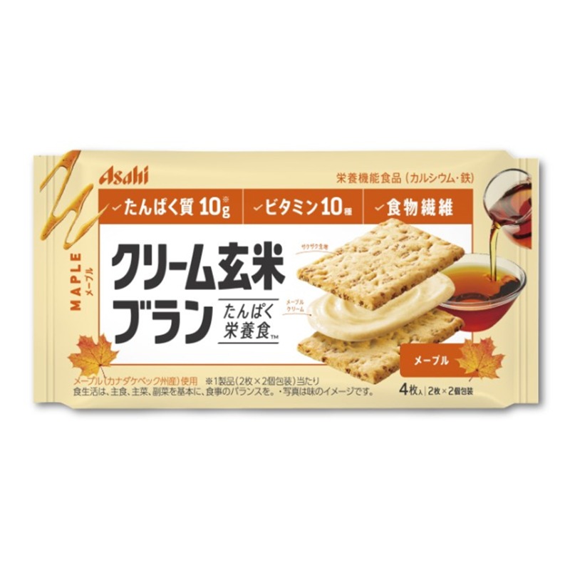 Get Asahi Group Foods Cream Brown Rice Bran Maple 72g Delivered | Weee ...