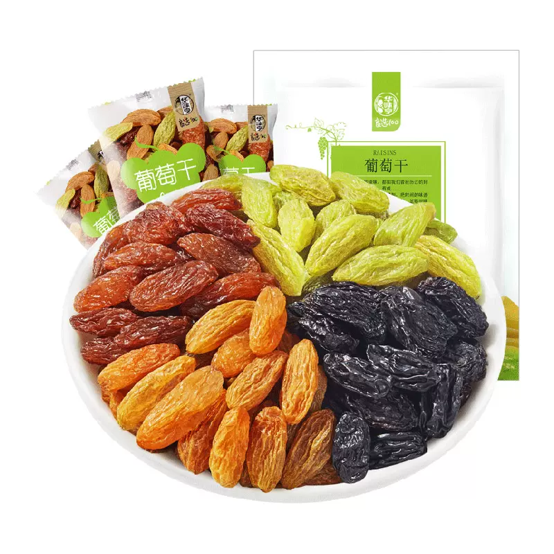Get Four Color Raisins Seedless Ginkgo Dry Special Free Wash 400G 1 Bag ...