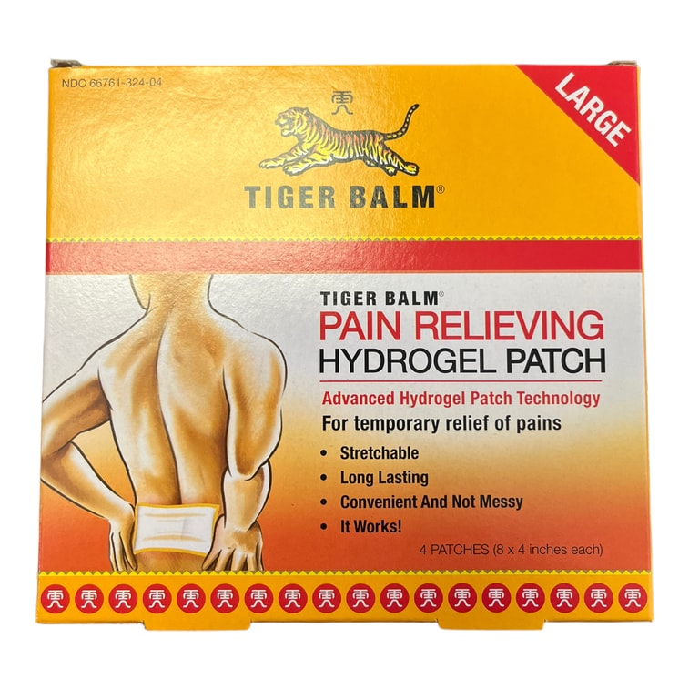 Get TIGER BALM Pain Relieving Patch Large 4pc Delivered | Weee! Asian ...