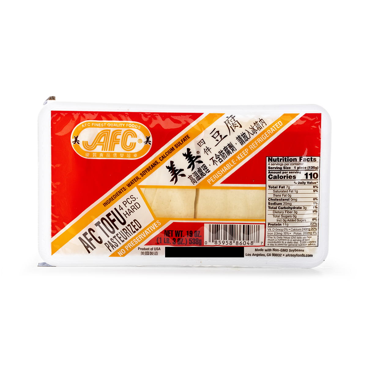 Get AFC Firm Tofu 4pc Delivered | Weee! Asian Market