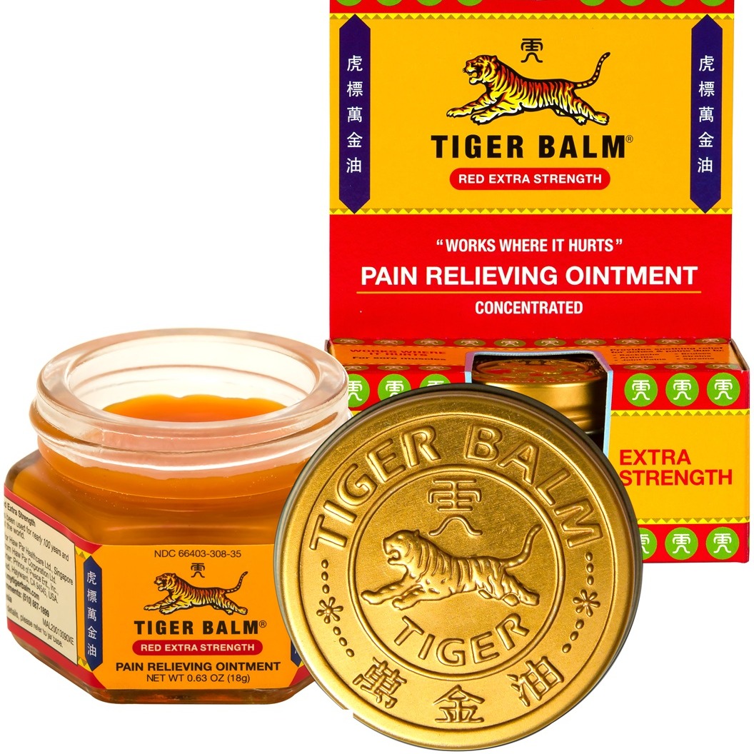 OTC Tiger Balm 18g Red - Extra Strong 18 g - Weee!
