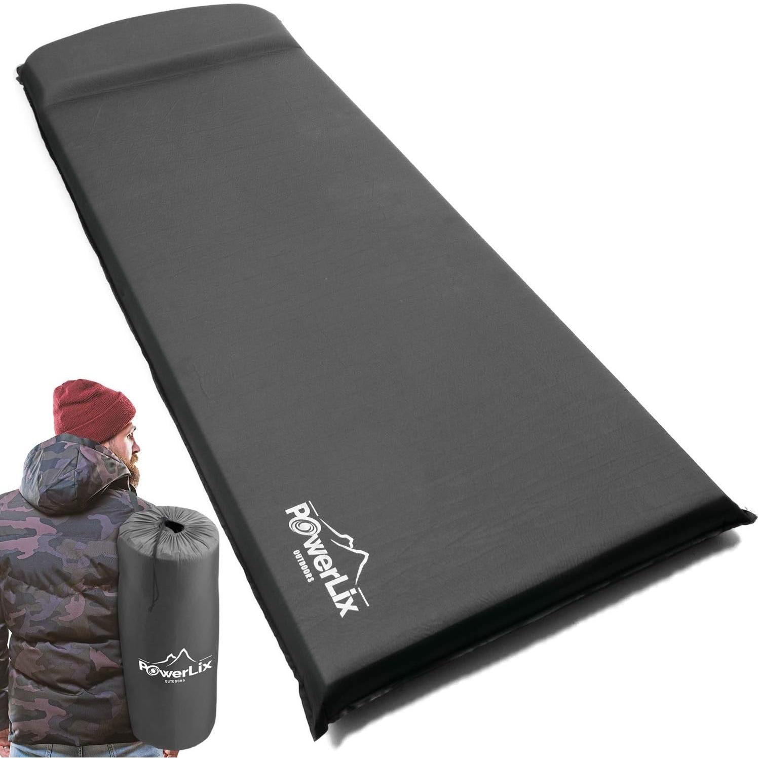 Self-Inflating Sleeping Pad with 3-Inches Insulated Plush Foam (28" x ...
