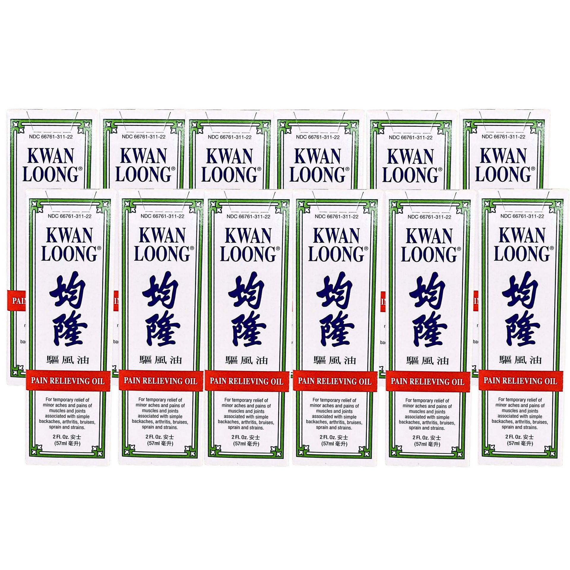 Get Kwan Loong Pain Relieving Oil 2oz pack of 12 1 each Delivered ...