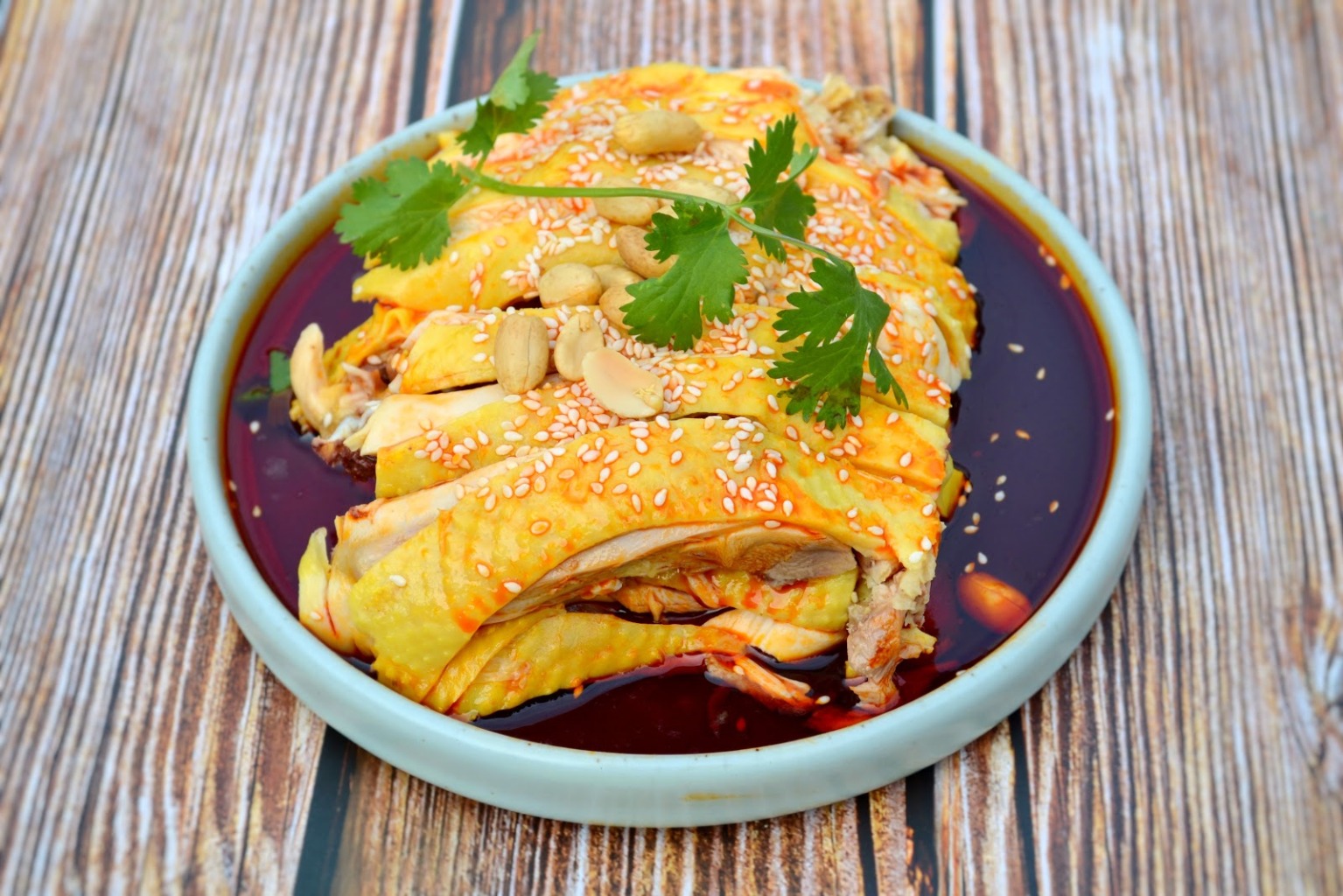 Saliva Chicken (Medium Spicy) (Includes Fried Rice) - Weee!