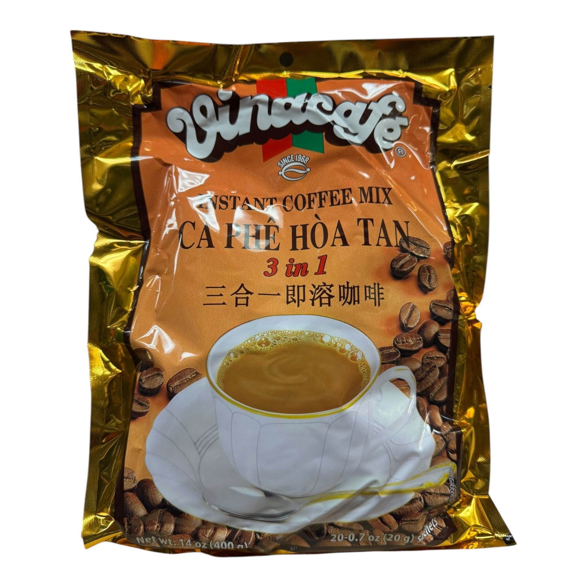 VINACAFE 3-in-1 Instant Coffee Mix 20g x 20 packs - Weee!