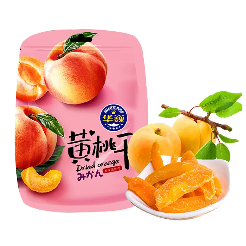 Get Dried yellow peach preserves 45g*1 bag Delivered | Weee! Asian Market