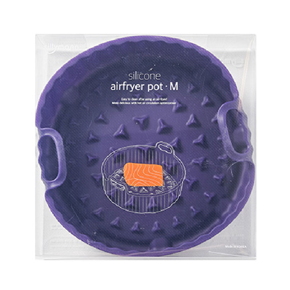 sillymann Airfryer Silicone Pot Purple (Midium) - Weee!