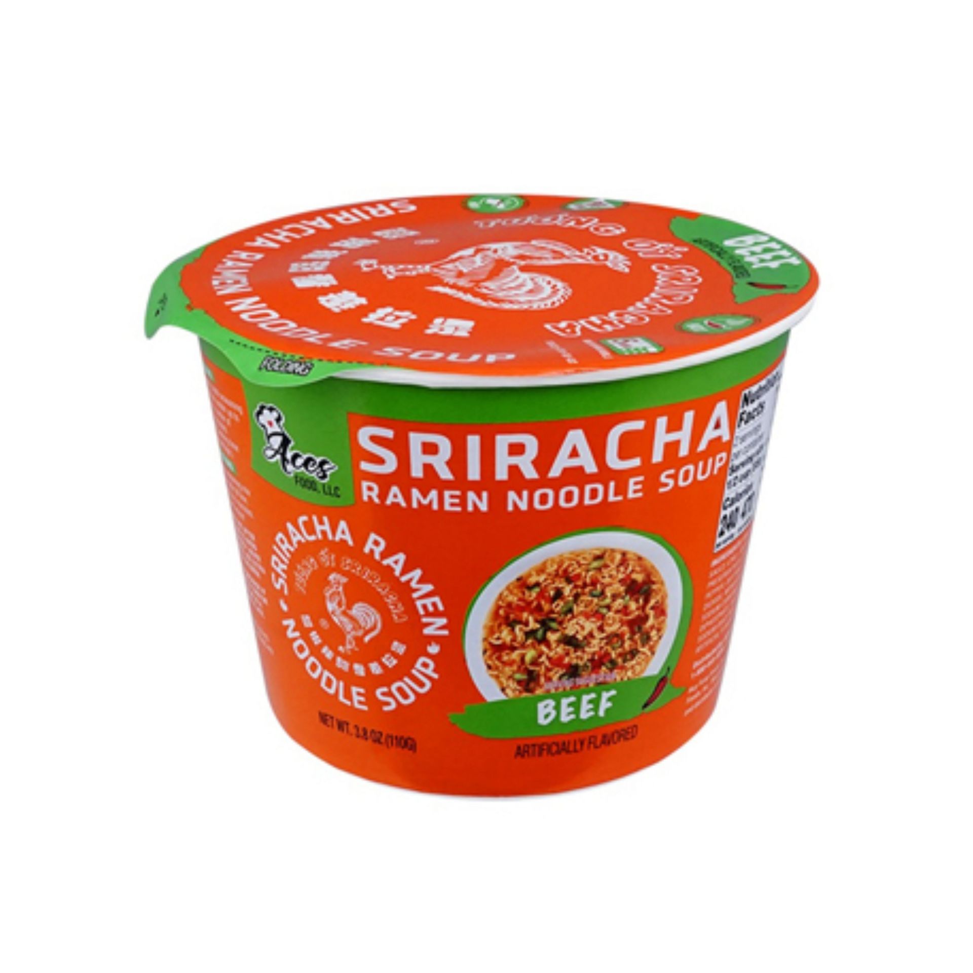 Get Aces Sriracha Ramen Bowl Beef (Japan) Delivered | Weee! Asian Market