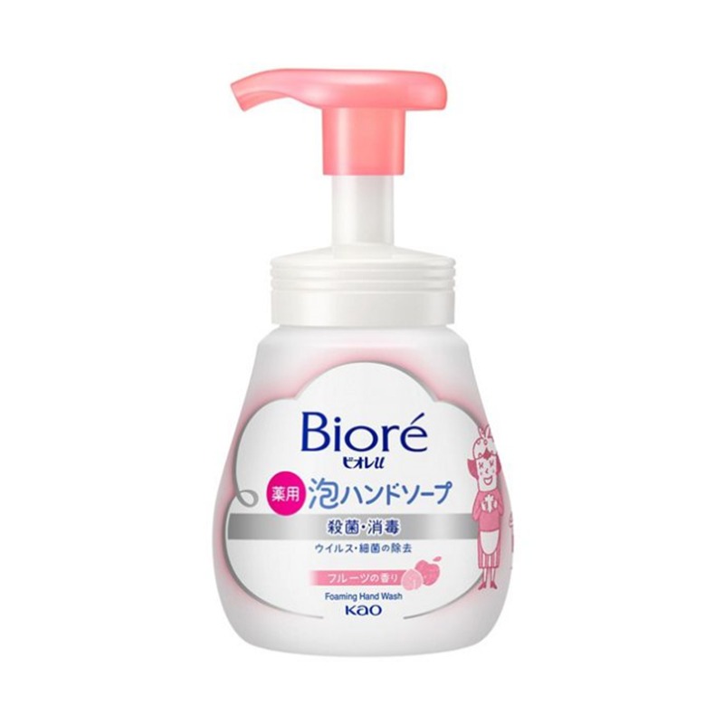 KAO Biore u Hand Soap Foam Fruit Pump 240ml - Weee!
