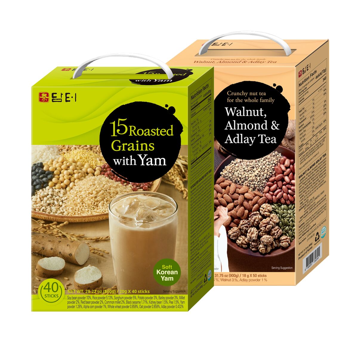 Get 15 Grains + Walnut Almond Adlay Powdered x 2 Boxes 18 g Delivered ...