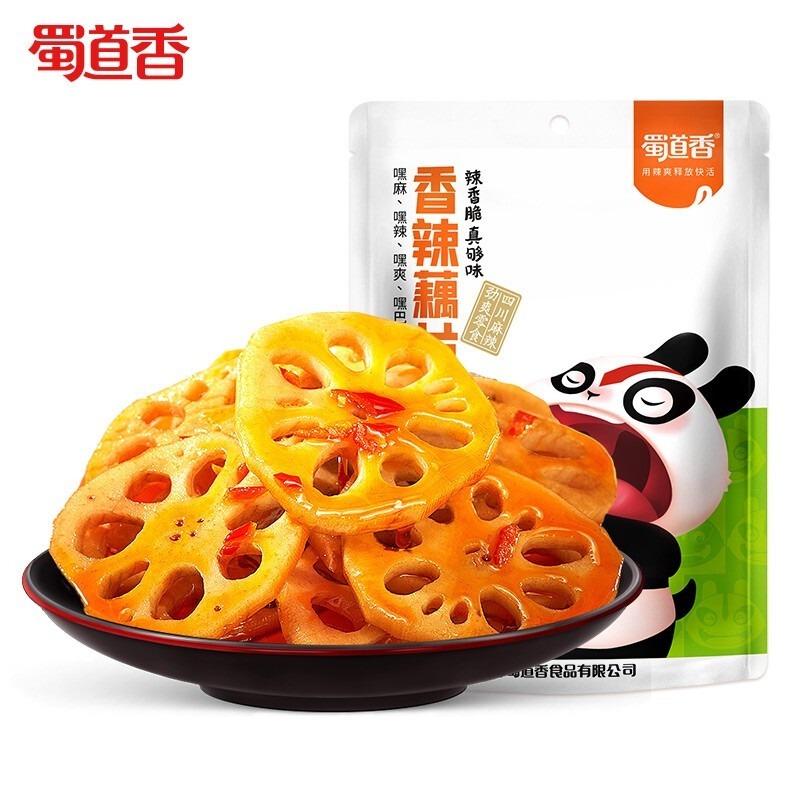 香辣藕片120g *1办公室休闲零食特产 - Weee!