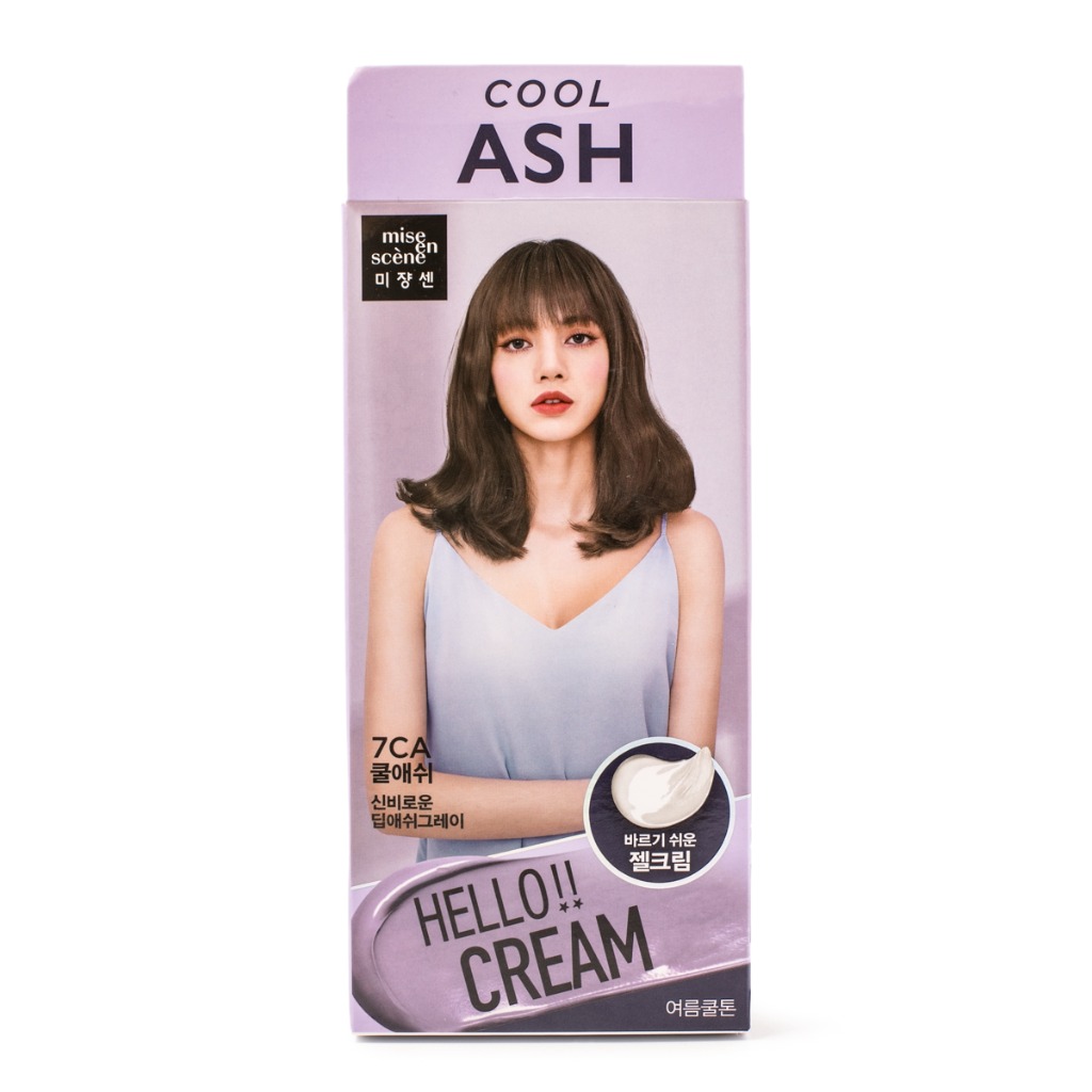 Get Mise En Scene Hello Cream Hair Color, Cool Ash 7CA Delivered | Weee ...