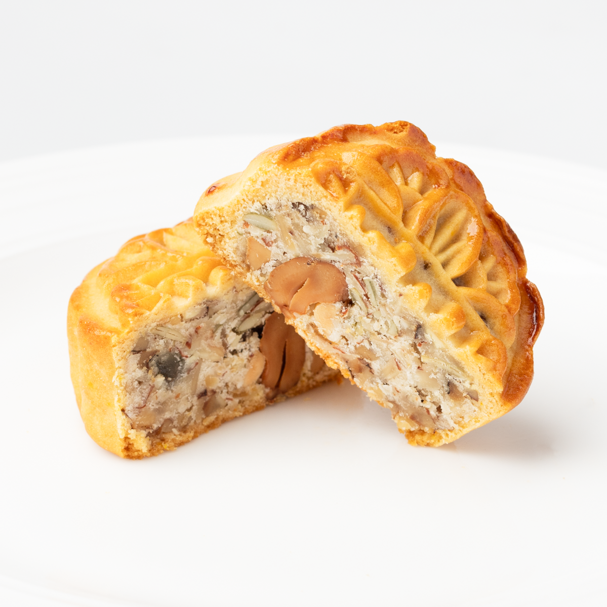 Get Hand-Made Mooncake with 5 nuts 2 pcs Delivered | Weee! Asian Market