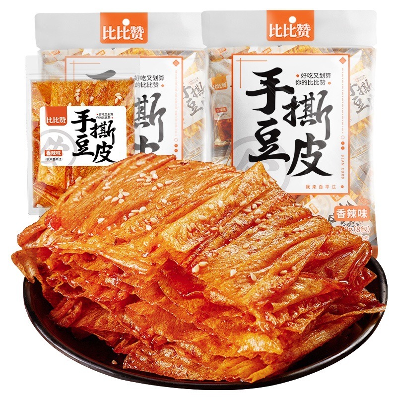 Get Bibizan Hand-torn spicy bean curd slices 215g Delivered | Weee! Asian Market