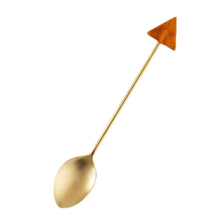 Get Japan stainless dessert spoon-amber triangle-one Delivered | Weee ...