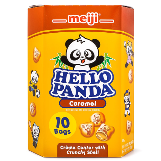 Get Meiji Hello Panda Cookies Caramel Filling 9.1oz Delivered | Weee ...