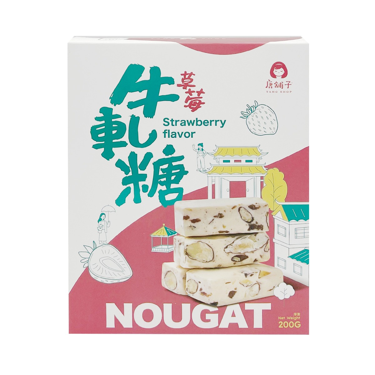 Get TANG SHOP Strawberry Nougat 200g Delivered | Weee! Asian Market